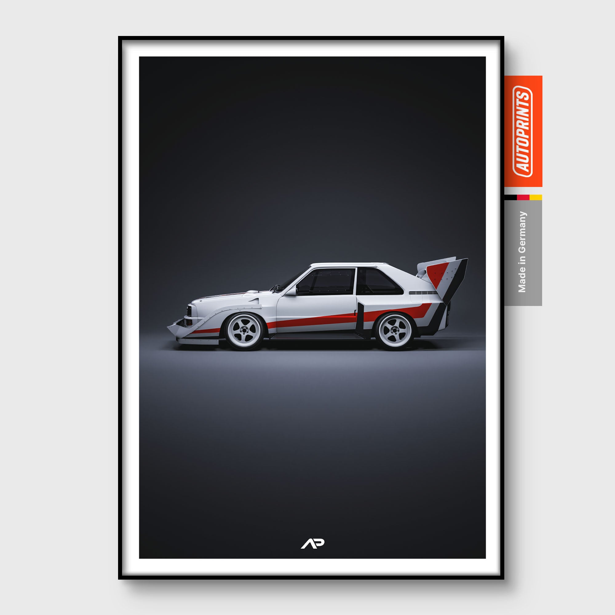 "Audi S1 Quattro Pikes Peak Walter" Autoprints Autoposter Kunstdruck